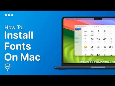 How To: Install Fonts On Mac - (Easy)