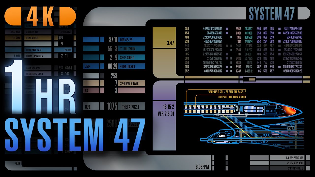 System47 • 1-Hour Loop in 4K  [from ver. 2.5.01]