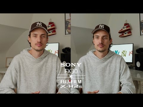 Sony FX30 vs Fujifilm X-H2s - Image Quality & Color Science Test