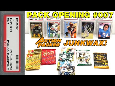 Pack Opening 007 - Action Packed Football 1990 1993 and 1995