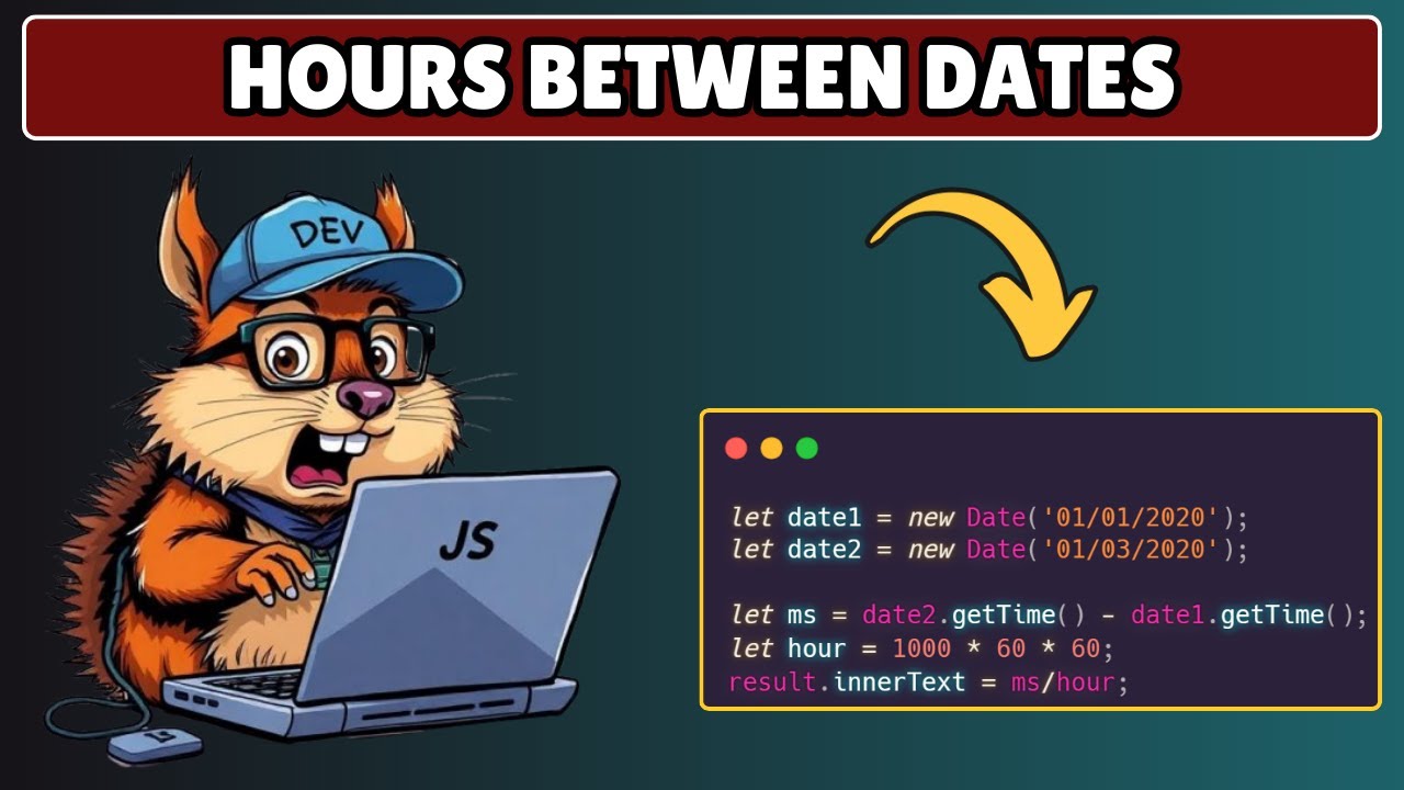 How to Get Difference Between Two Dates in Hours in Javascript