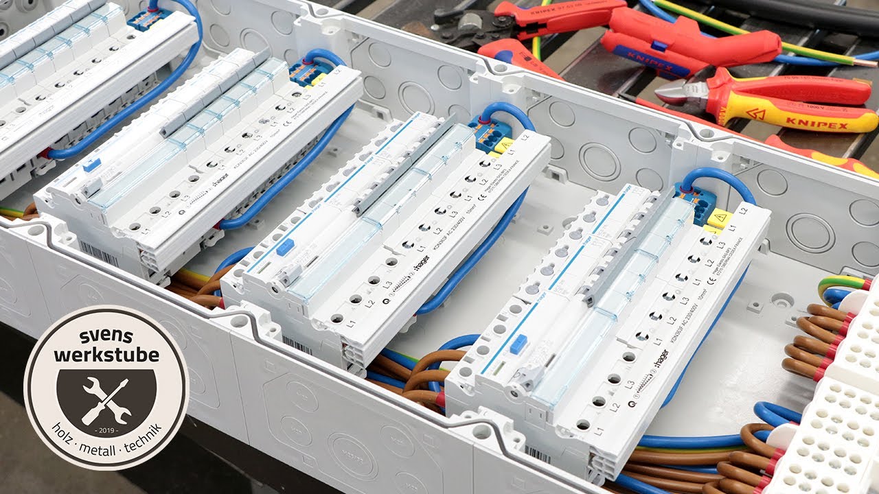 Strom Unterverteilung Werkstatt - Tipps zur Planung | Svens Werkstube