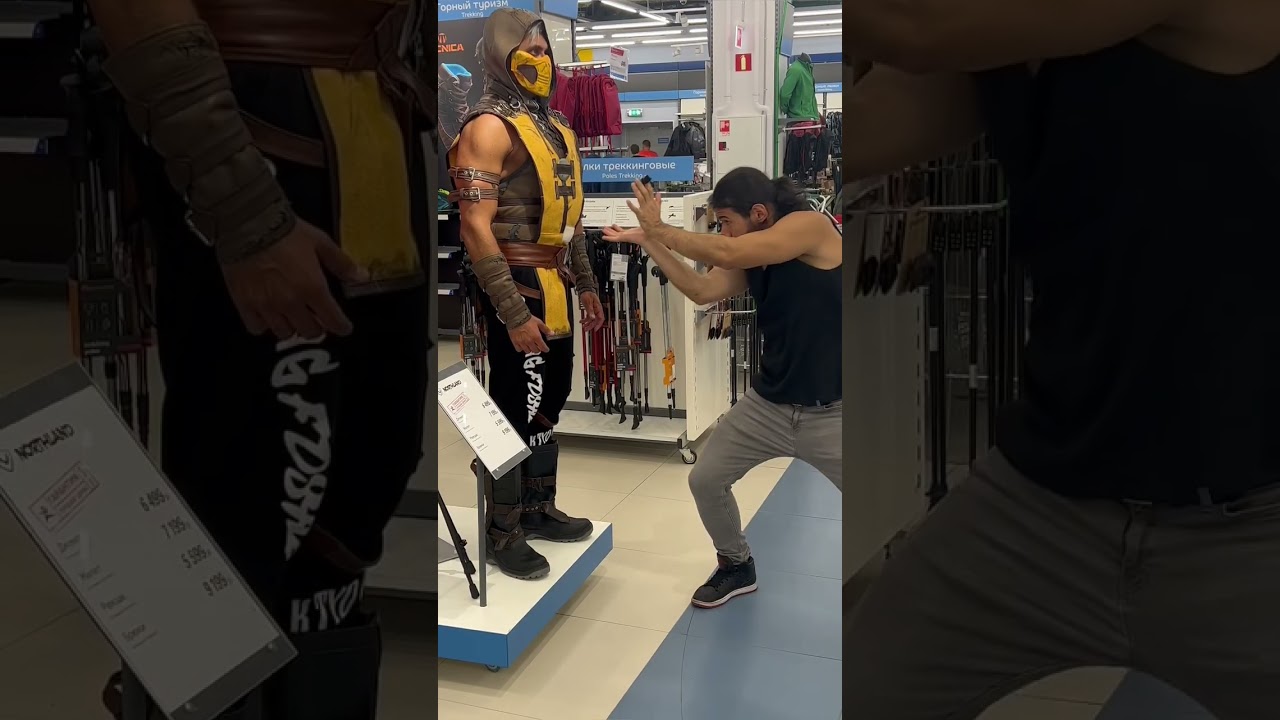 Scorpion vs Bodybuilder😱 Mortal Kombat Battle