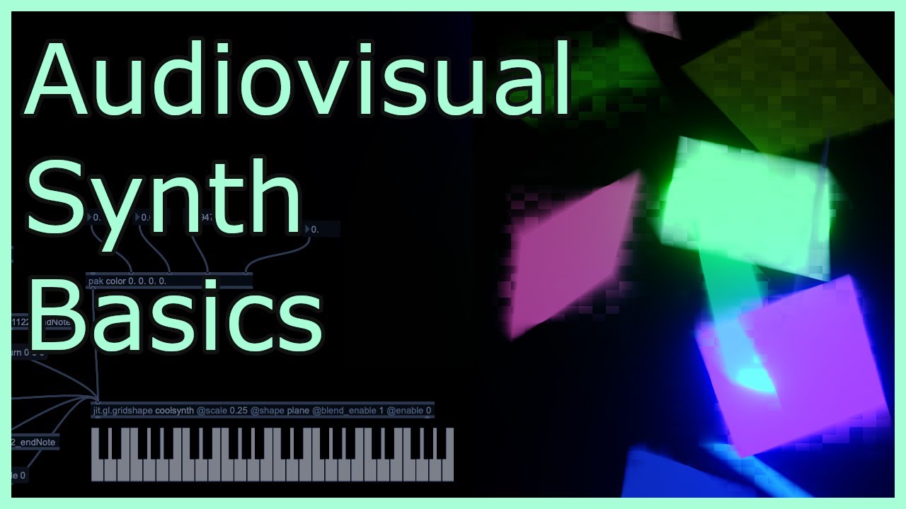 Audiovisual Synth Basics | Max/MSP Tutorial