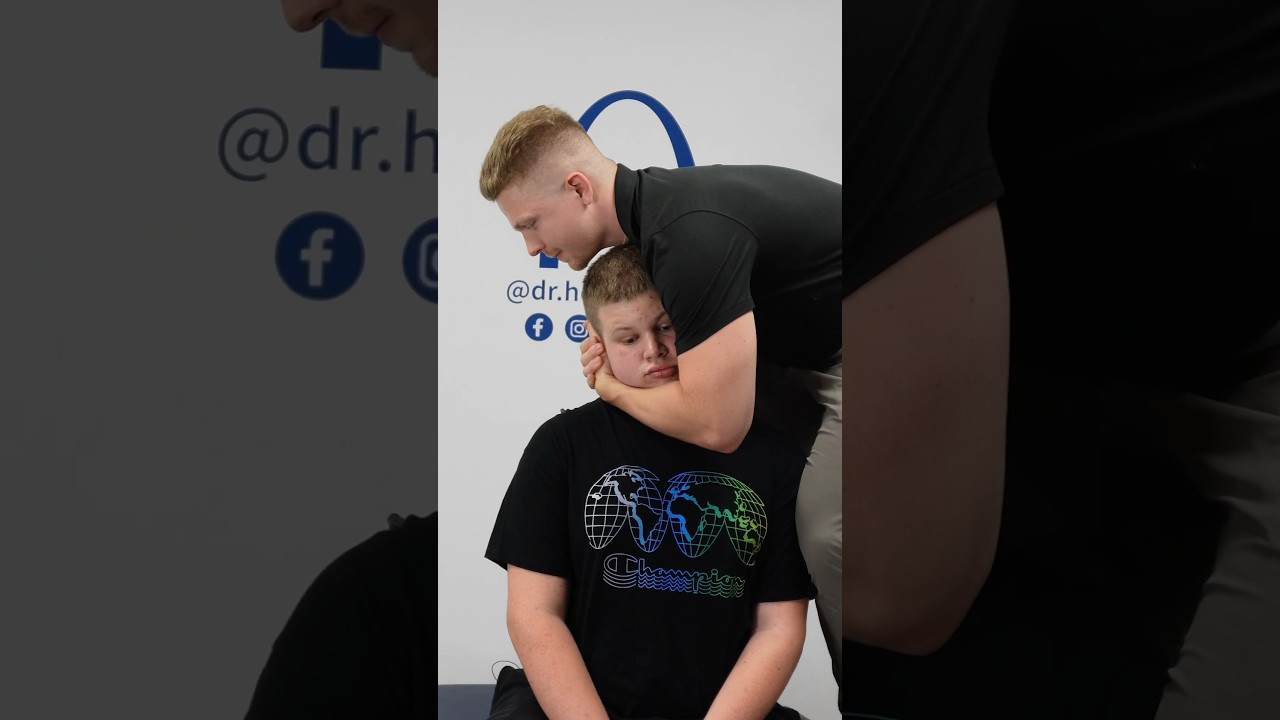 We Helped Fix His Text Neck! #chiropractor #backpain #headaches #neckpain