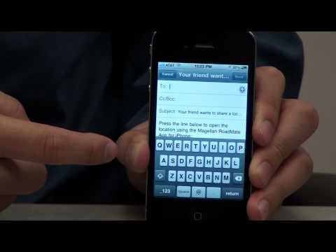 Sharing Points of Interest on your Magellan Roadmate app v1.3