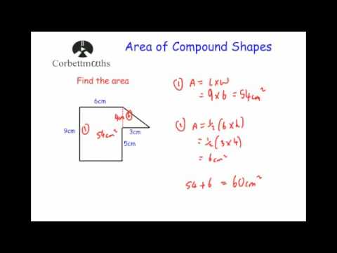 Area of Compound Shapes | Corbettmaths