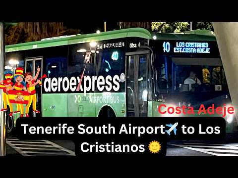 Tenerife South airport ✈️bus to Los Cristianos, Los americas and costa adeje 🇪🇸 Guidance, (2024)