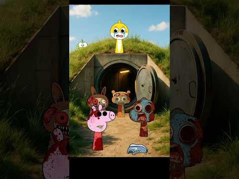 Who released the zombies from bunker? | Om Nom Baby Shark |Incredibox Sprunki #sprunki #incredibox