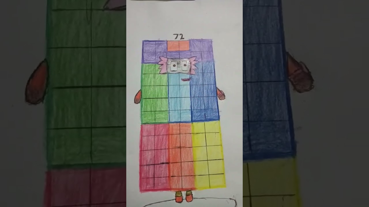 NUMBERBLOCKS 72 #art