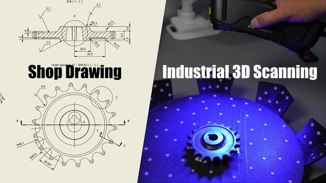 Industrial 3D Scanning + Creality Sermoon X1 - Reverse Engineering a Motorcycle Sprocket