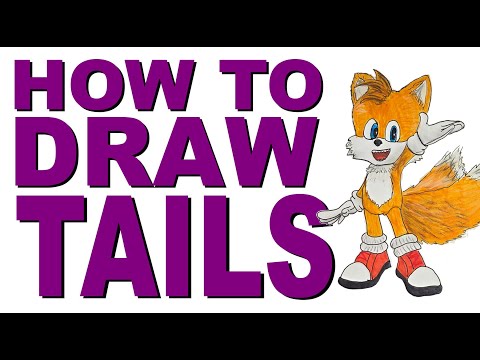 How to draw Tails (Sonic movie)