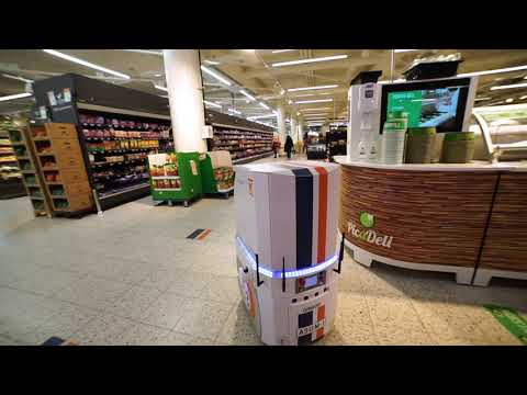 Mobile robot streamlines food deliveries in a pilot trial