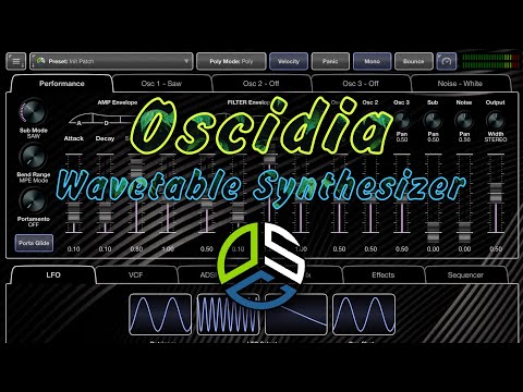 Oscidia - Wavetable Synthesizer by 4Pockets Audio (Released) — Loopy Pro Forum