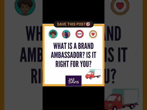 What is a Brand Ambassador? | Jae Davis