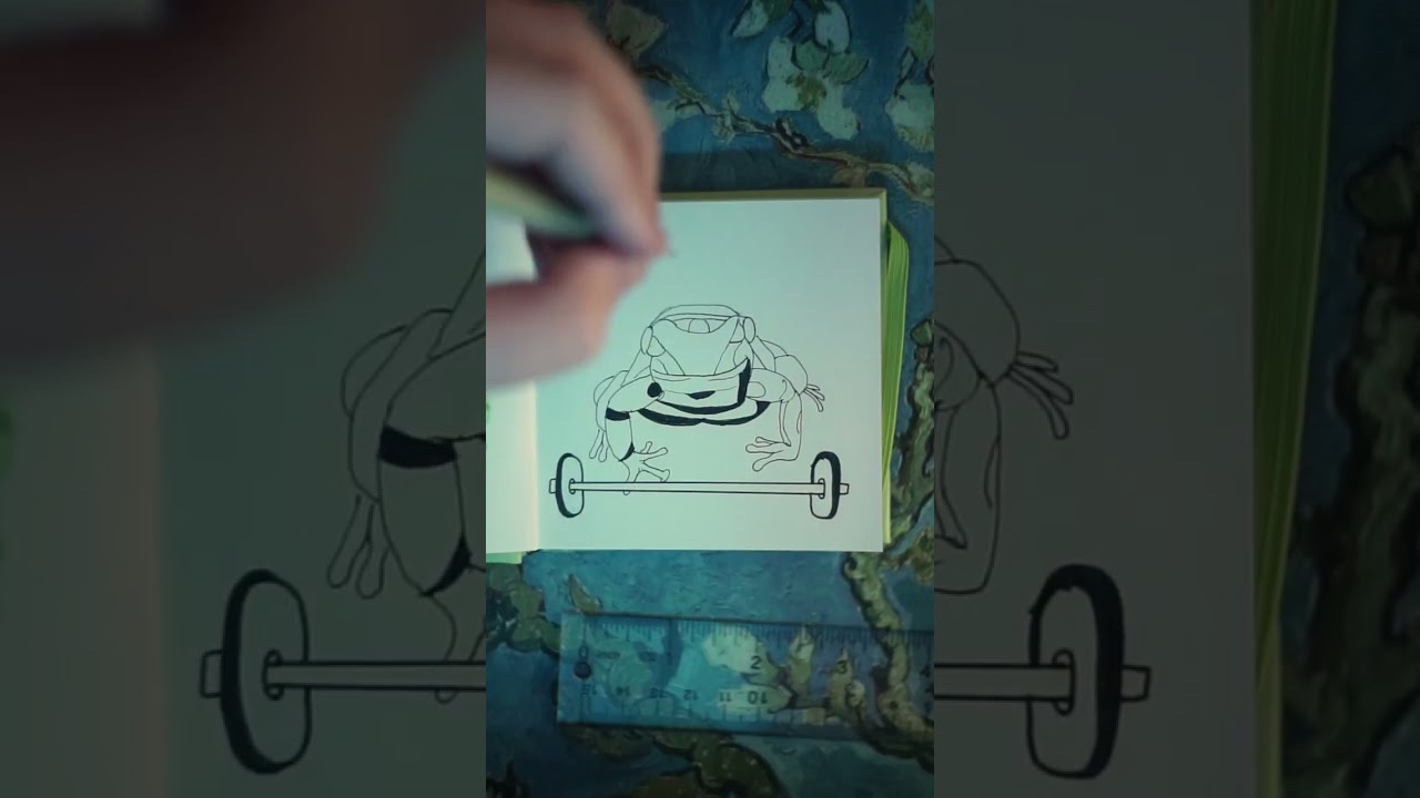 Frogs with Jobs! Day 7 - w/ Commentary!  #drawingchallenge #art #drawingtutorial #frog #frogs #art