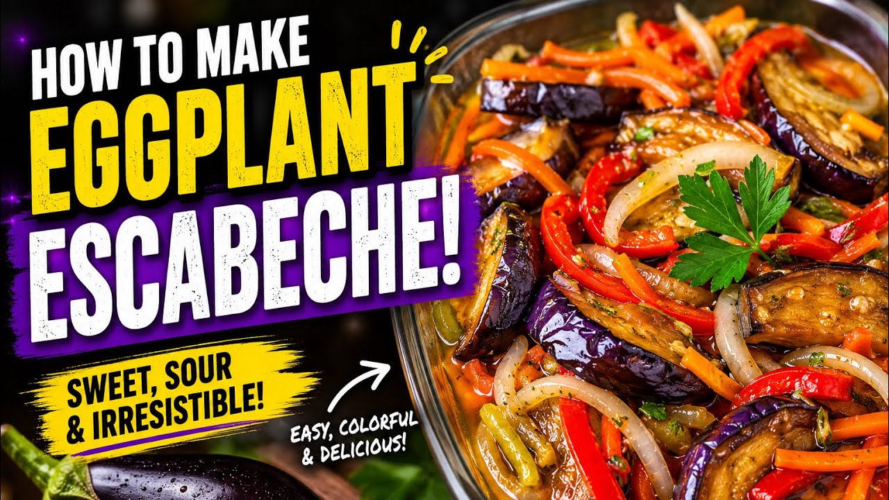 How to Make the BEST Eggplant Escabeche!
