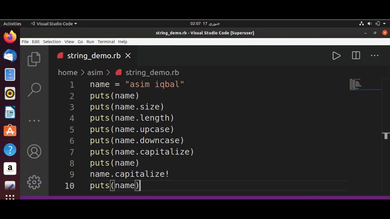 Common String Methods In Ruby