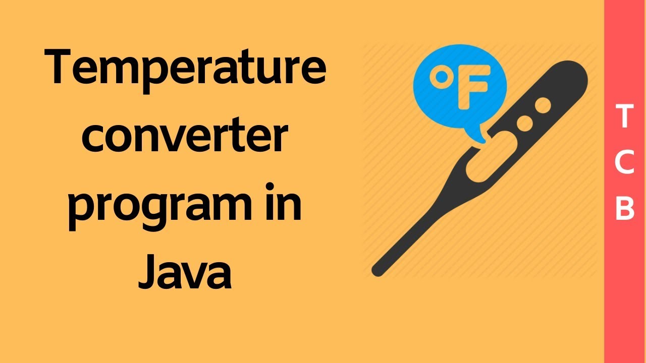 Java program for temperature conversion