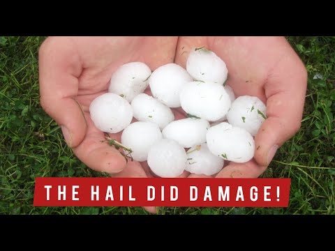 Heavy hail in Albania. Shkodra city!