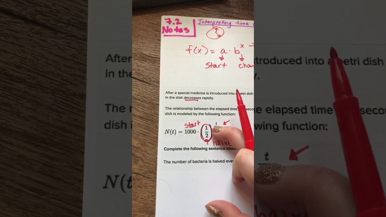 7.2 Vid Pt.1 Interpreting Time in Exponential Models