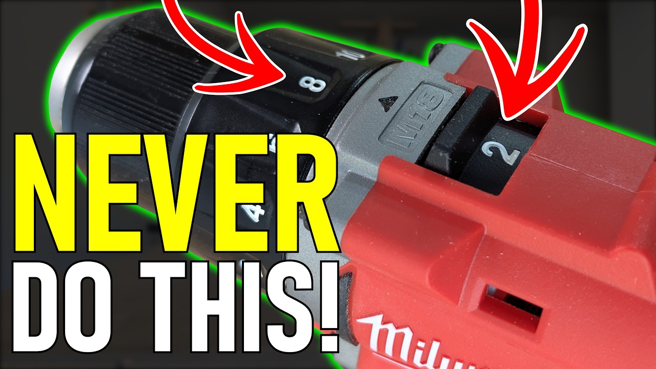 You're using your drill & driver WRONG. Do this instead.