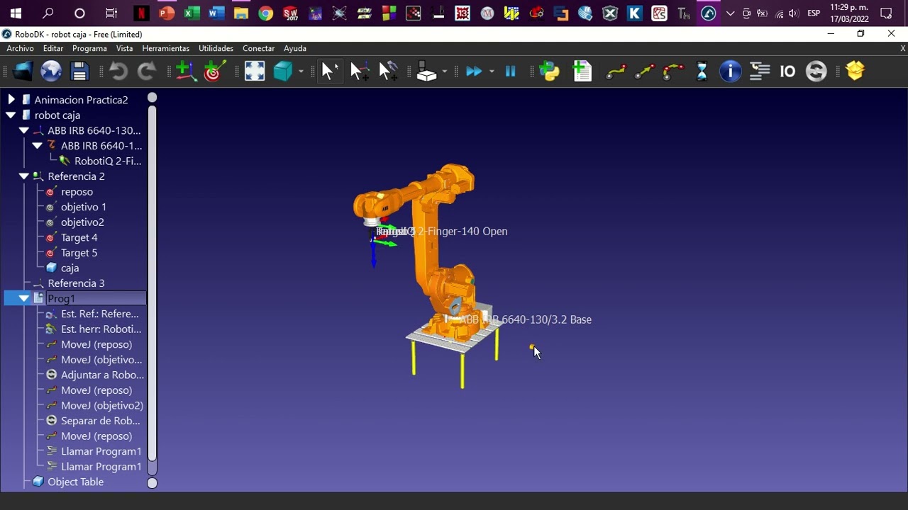 Práctica Simulación De Programación De Robots Con RoboDK