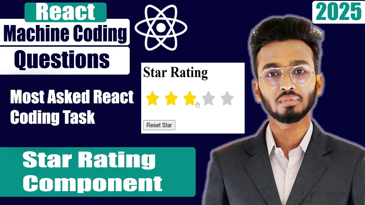 Star Rating Component |  React machine coding interview questions | 2024 #react #javascript
