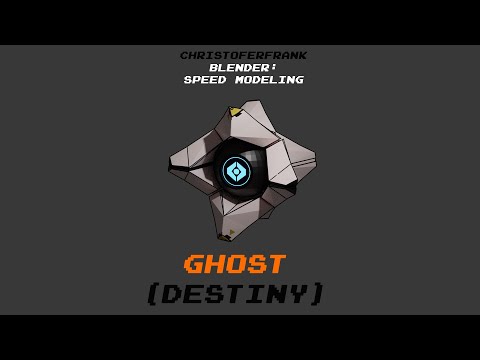 Blender Ghost (Destiny) - speed modeling