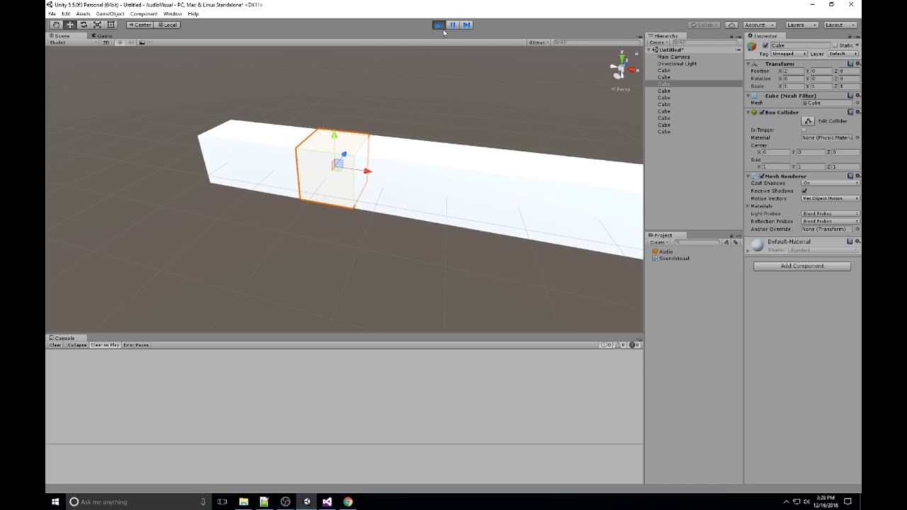 Unity 5 Visualise Audio Spectrum    Unity 3DTutorialC#