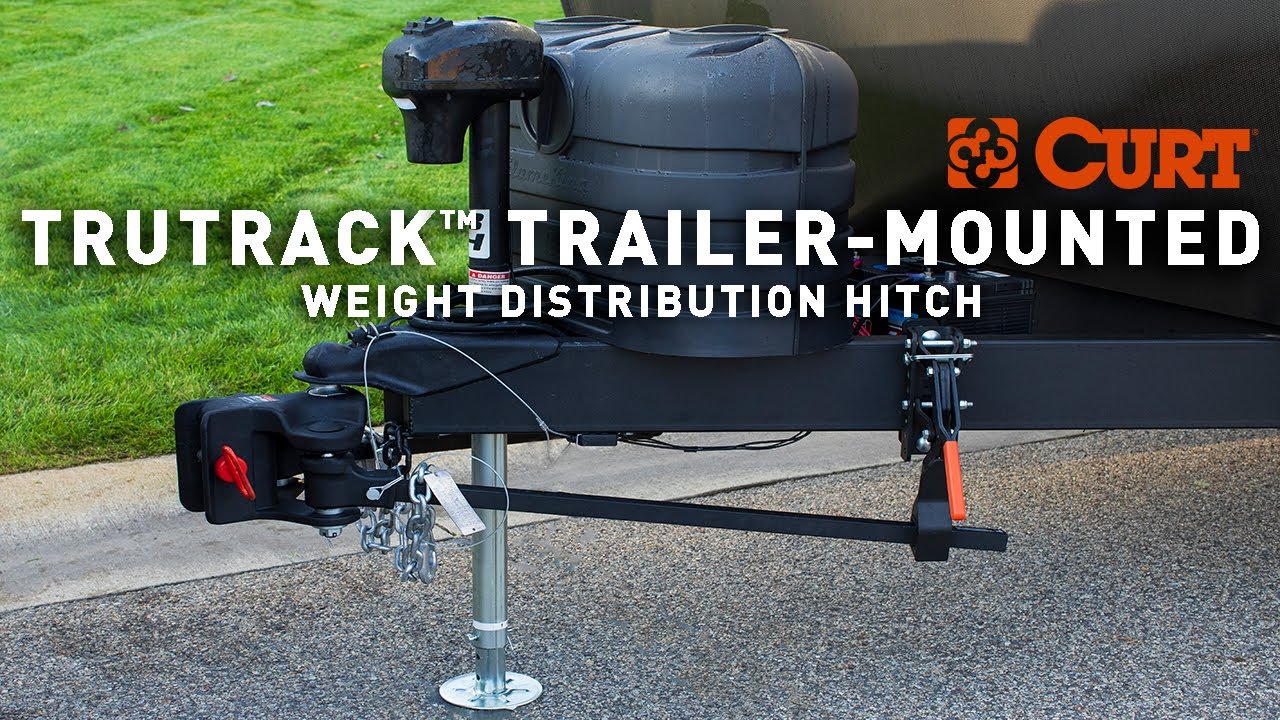 CURT TruTrack™ Trailer-Mounted Weight Distribution Hitch | Hassle-Free Towing