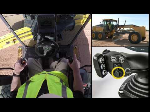 John Deere Motor Grader Right Dual Joystick Controls Tutorial