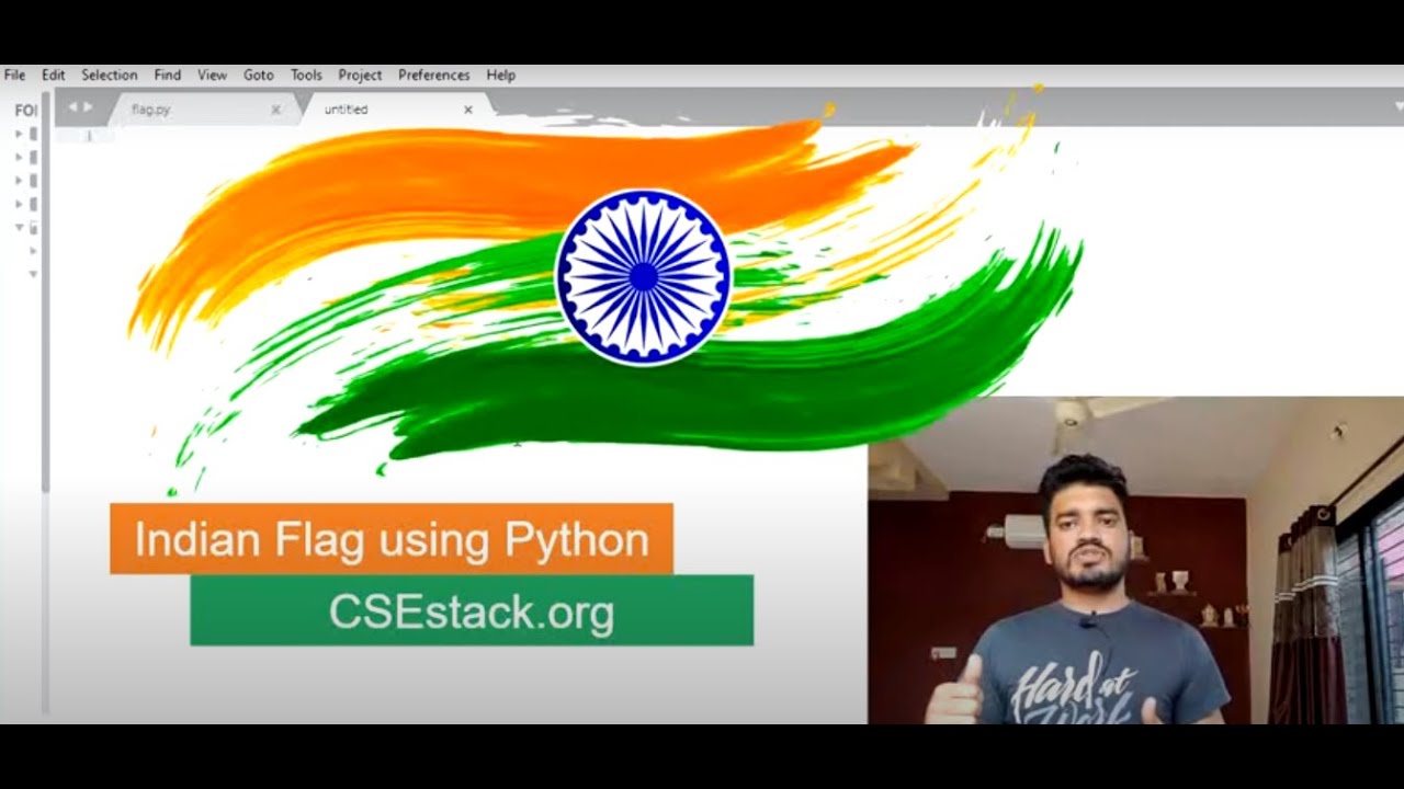 How to Draw Indian Flag using Python Code using Matplotlib?