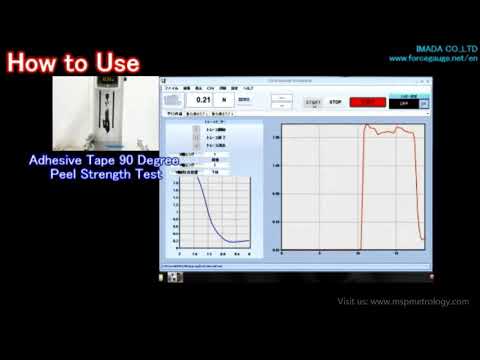 Imada (Japan) Digital Force Gauge ZT Series: Graph Drawing Software Force Recorder (Basic Operation)