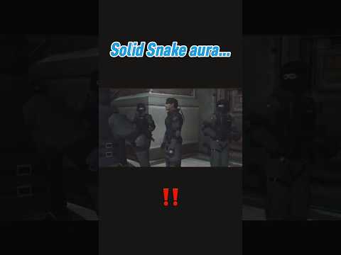 He sure is solid 💎#solidsnake #metalgearsolid #aura