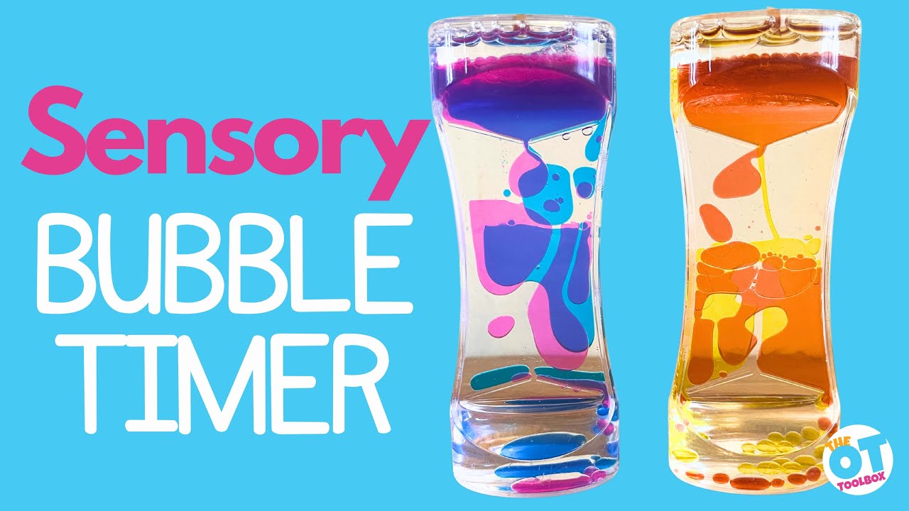 Liquid Bubble Timer Sensory Tool