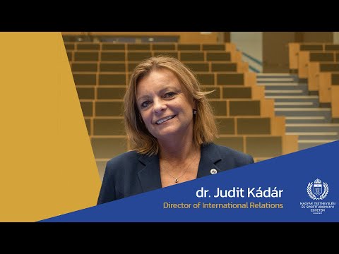 Sport coaching BA and MSc programs - Dr. Judit Kádár, director of International Relations, TE
