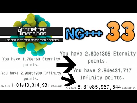 Antimatter Dimensions NG+++ Episode 33: Working my way back up there!