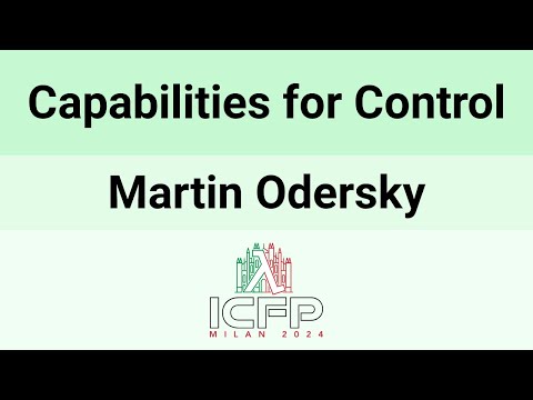 [ICFP24] Capabilities for Control