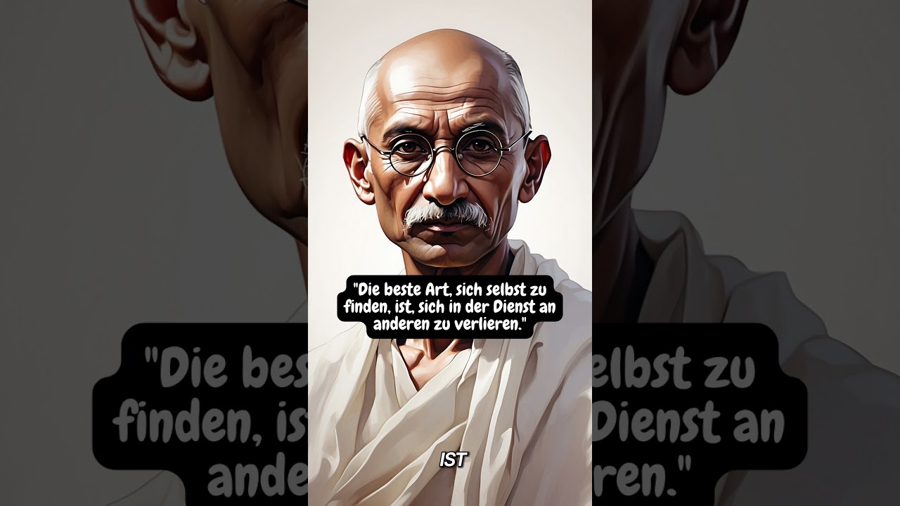 5 Zitate von Mahatma Gandhi #gandhi #zitate #wissen