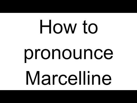 How to Pronounce Marcelline (French)