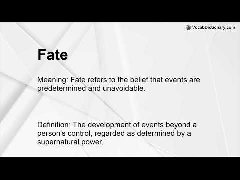 Fate Meaning