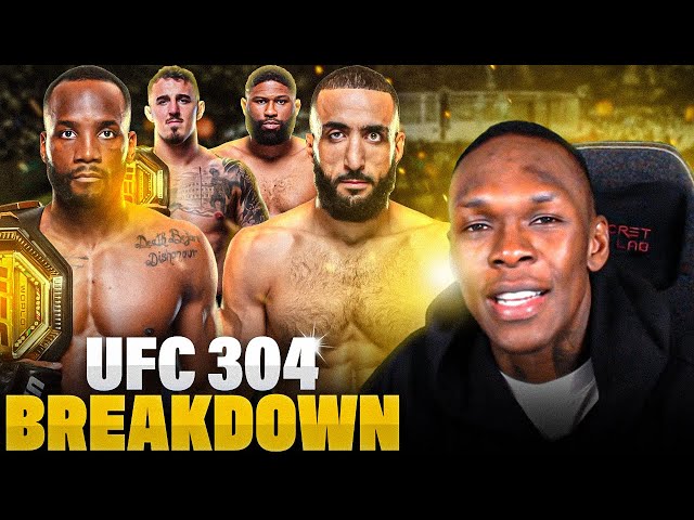 UFC 304: Israel Adesanya predicts knockouts galore on UFC 304 main card