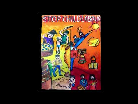 Poster On Stop Child Labour -3 I World Day Against Child Labour I 12 June 2024