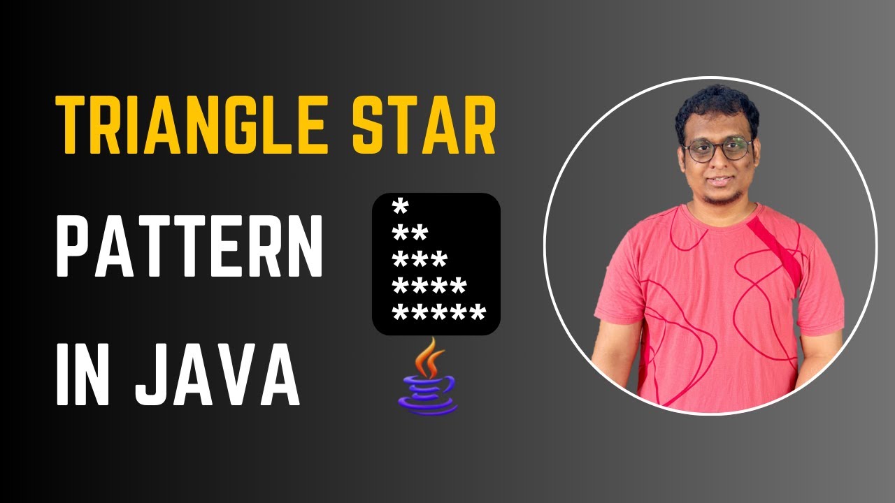 Java Program to Print Triangle Star Pattern | Loops | Coding Pills