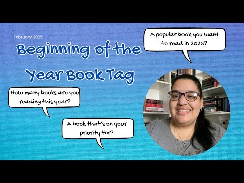 Beginning of the year book tag 2025
