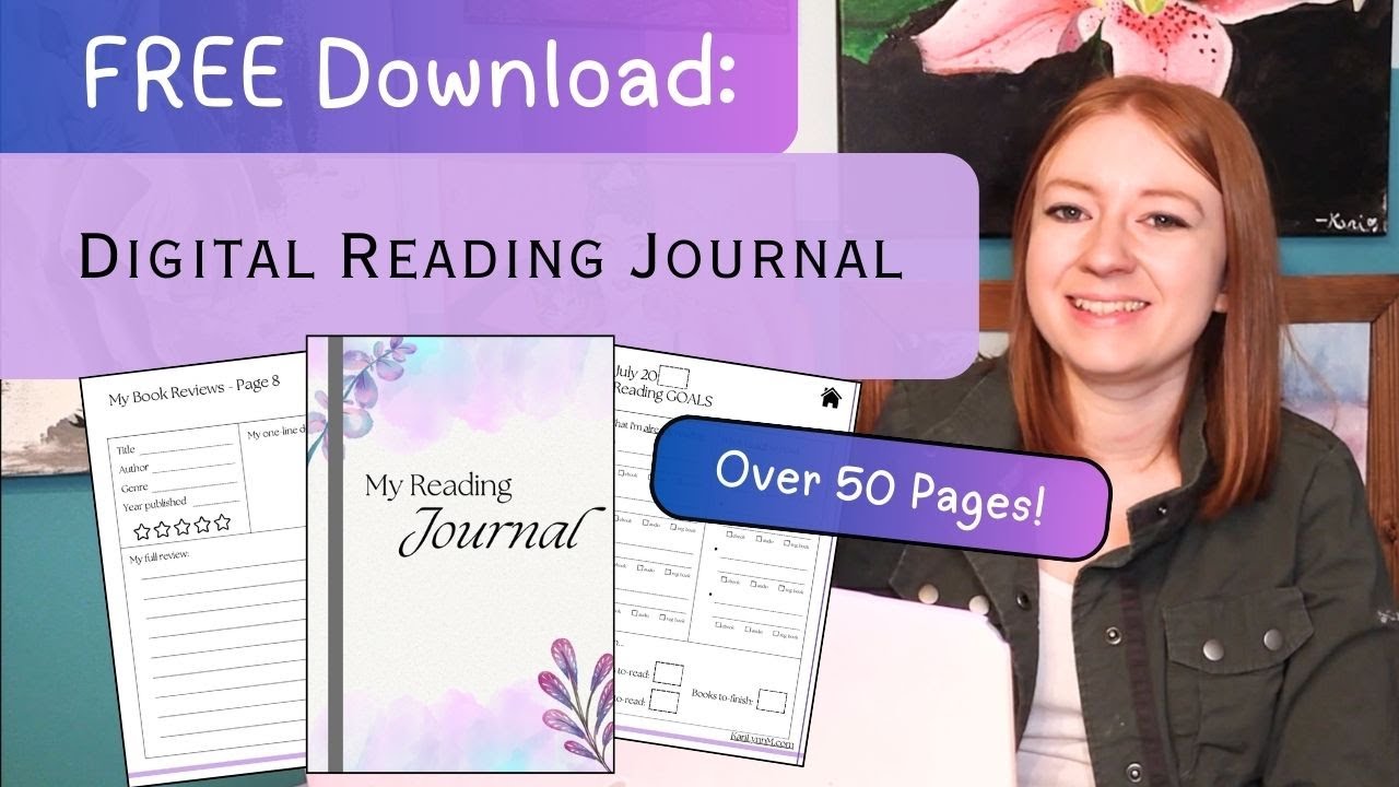 FREE Digital Reading Journal | 50+ Interactive Pages | Download Link & Walkthrough