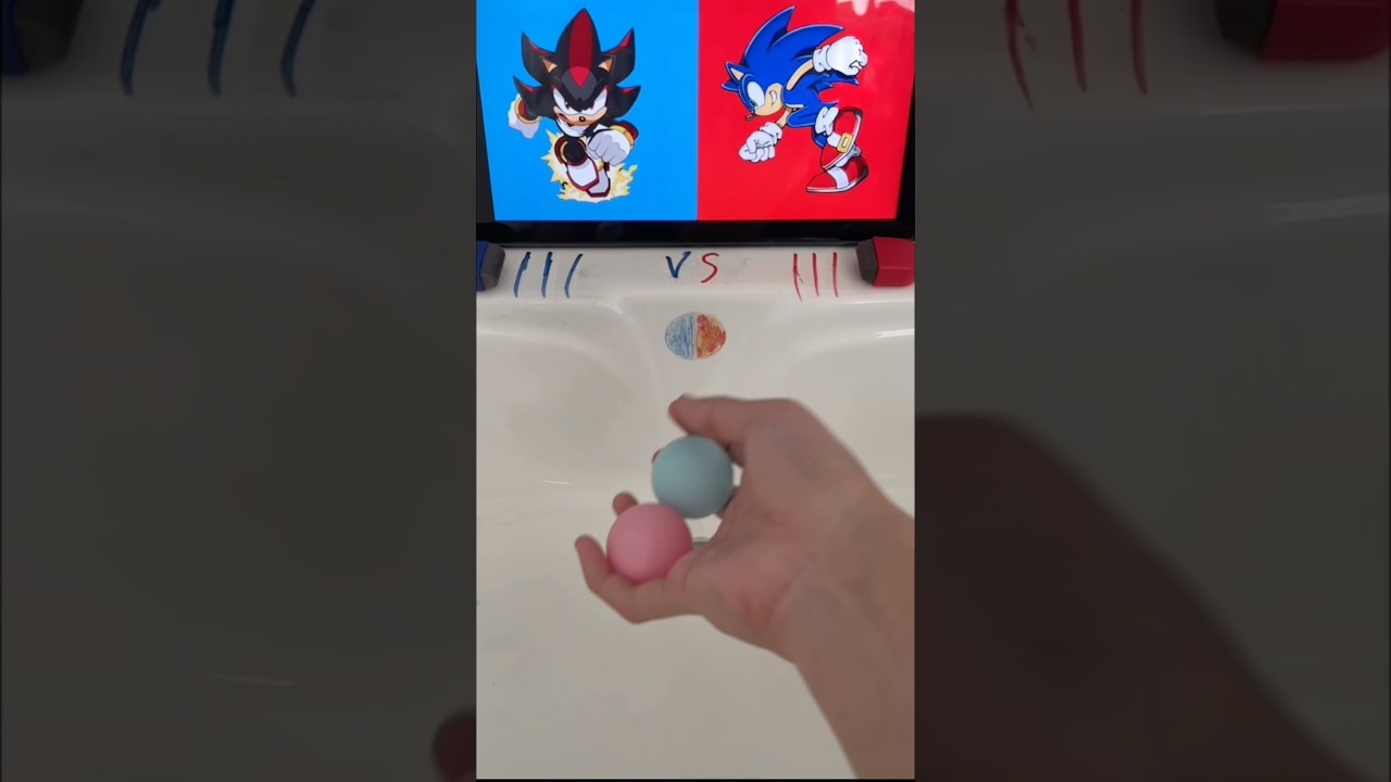 SHADOW VS SONIC #sonic #duel #shorts