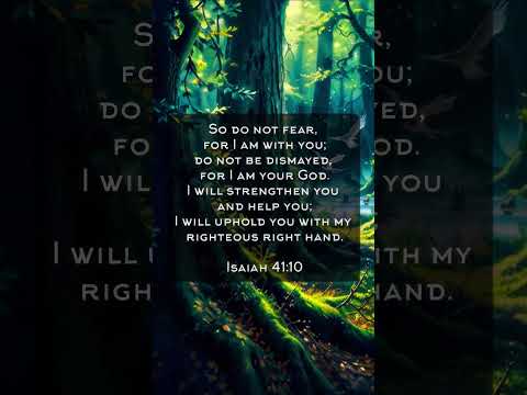 Bible Verse for FEAR | Isaiah 41:10