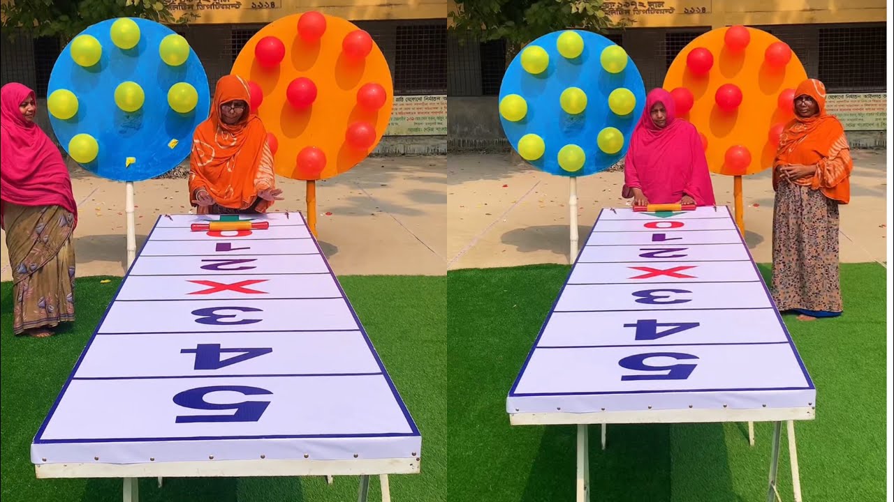 Interactive Math Balloon Game for Fun Learning in Schools